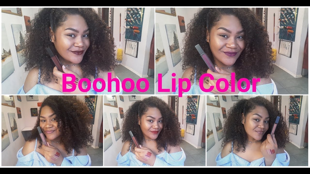 Shocking lip colors from Boohoo!!! - YouTube