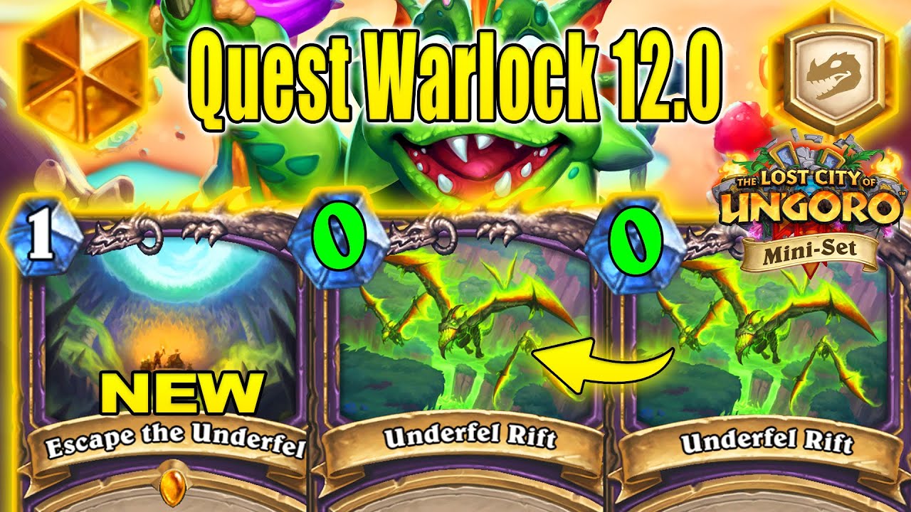 71% Winrate Double Quest Warlock 12.0 Deck After Mini-Set At The Lost ...