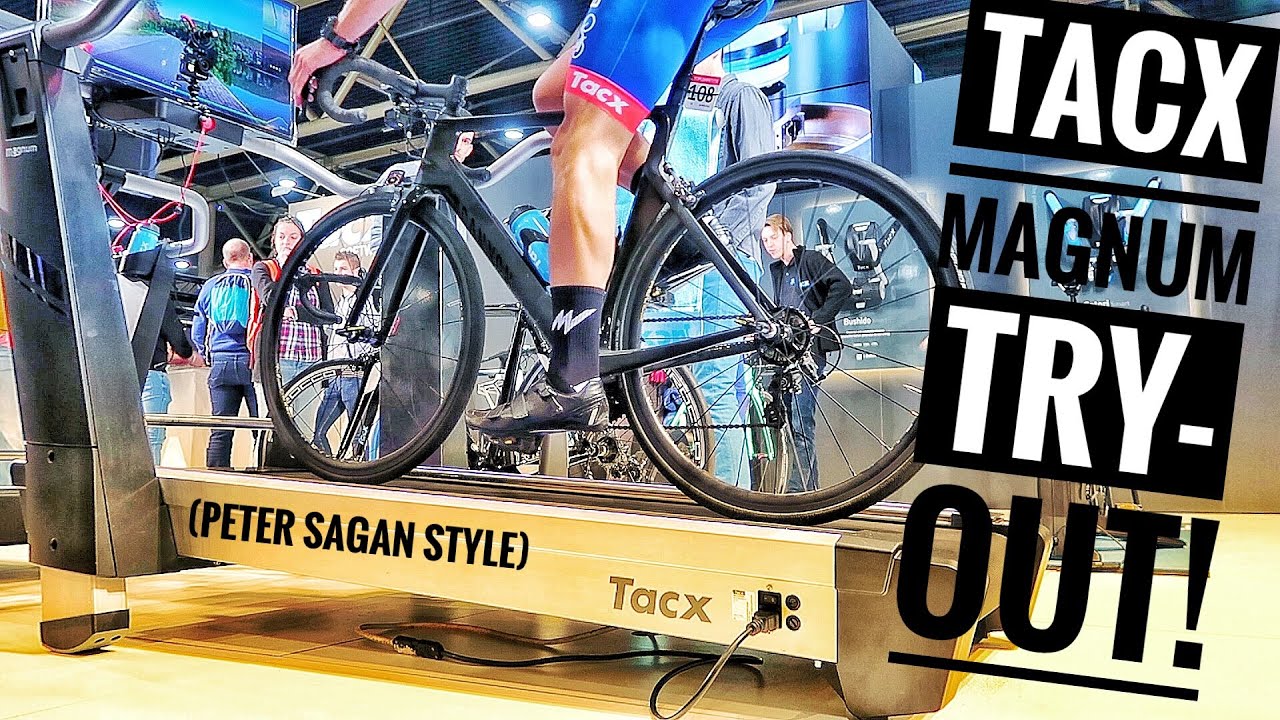 RIDE THE TACX MAGNUM LIKE PETER SAGAN! - #cycling - YouTube