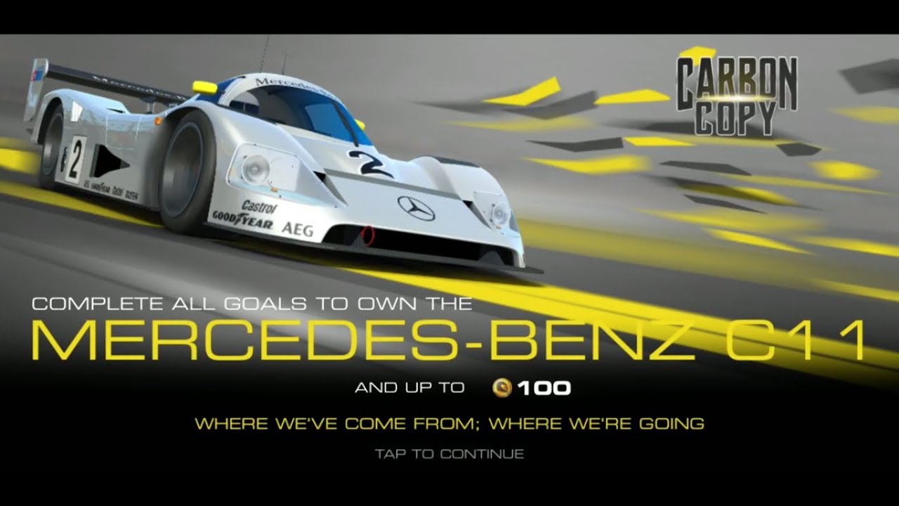 Real Racing 3: Carbon Copy ft Mercedes-AMG C11: Stage 1.1 - YouTube