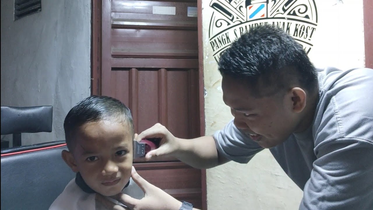 rekomendasi potongan rambut anak 2024 | pangkas rambut anak kost - YouTube
