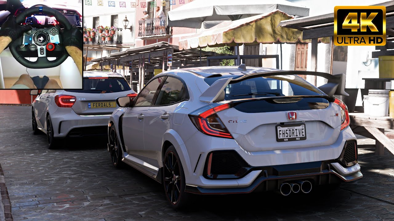 Honda Civic Type R | Forza Horizon 5 - CONVOY | Logitech G29 Gameplay ...