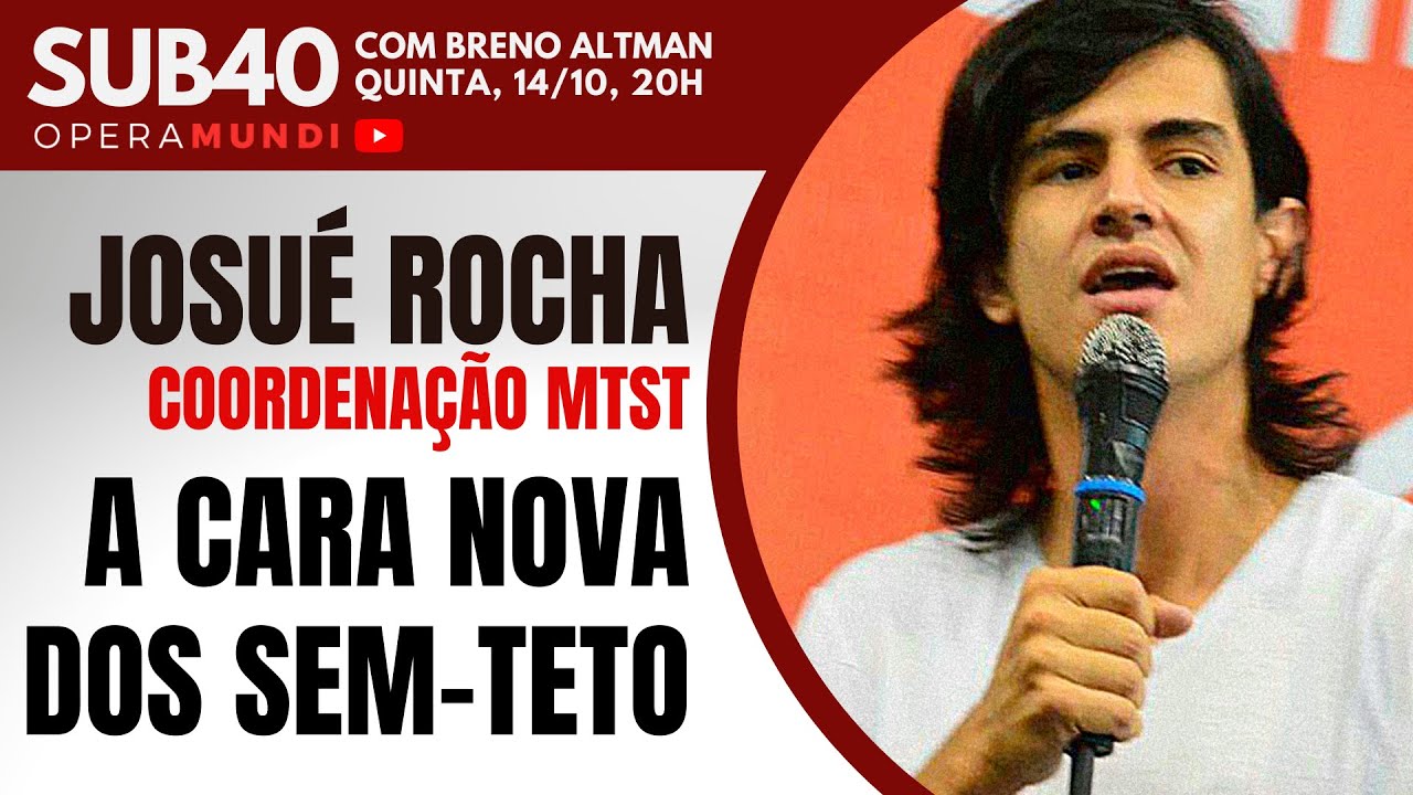 JOSUÉ ROCHA: CARA NOVA DOS SEM-TETO - SUB40 - YouTube