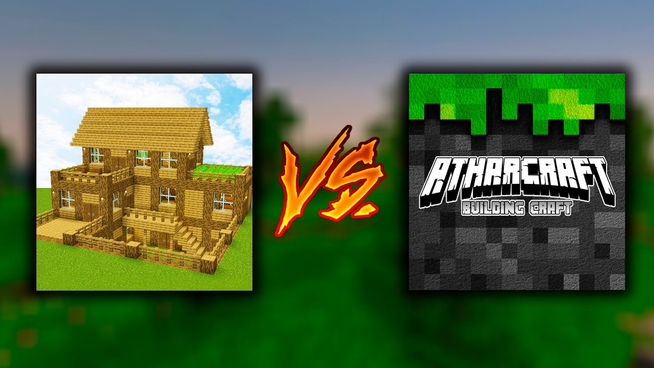 BLOCK CRAZY ROBO WORLD CRAFT VS ATHAR CRAFT - YouTube