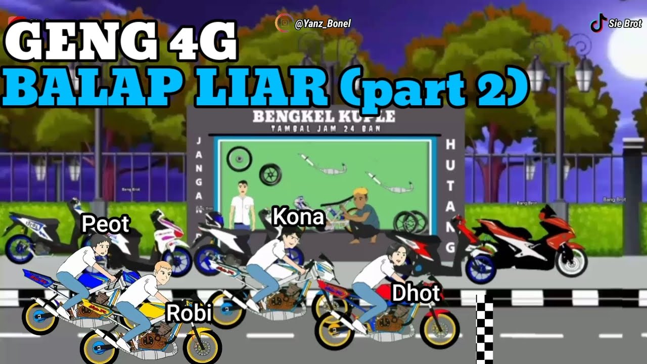 KONA BALAP LIAR PART 2 - Animasi Sekolah - YouTube