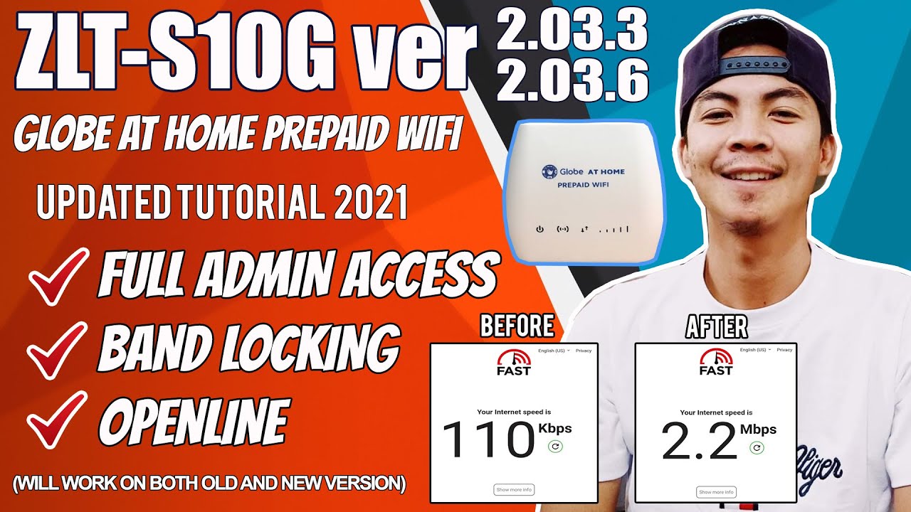 ZLT-S10G Globe At Home Prepaid WiFi ver 2.03.3 and 2.03.6 FULL ADMIN ...