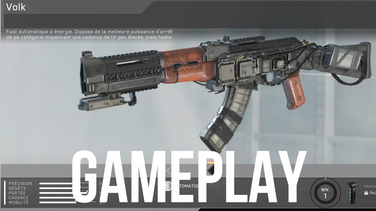 COD Infinite Warfare Volk Gameplay (Arme de IW #18) - YouTube