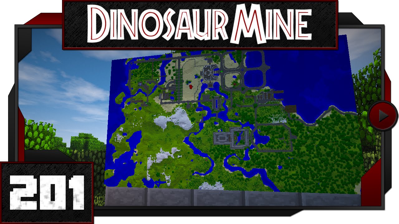 Minecraft - Dinosaur Mine - #201 - One Map to Show it All! - YouTube