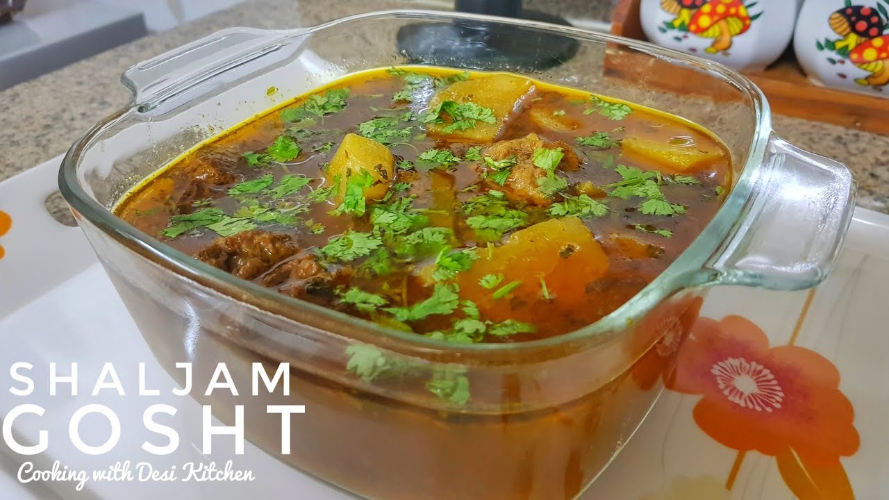Shaljam Gosht Recipe | Turnip Meat Recipe | Easy & Delicious Dish - YouTube