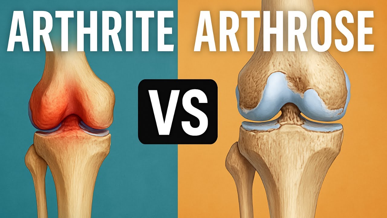Quelle différence entre Arthrite et Arthrose ? - YouTube