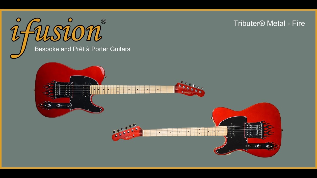 iFusion® Tributer® Metal TM-FIRE Electric Guitar Review - YouTube
