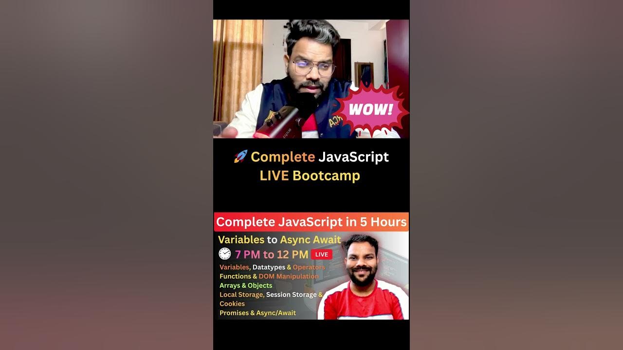 JS Full Course Challenge – Completed | 💪 5 Hour JavaScript Challenge ...