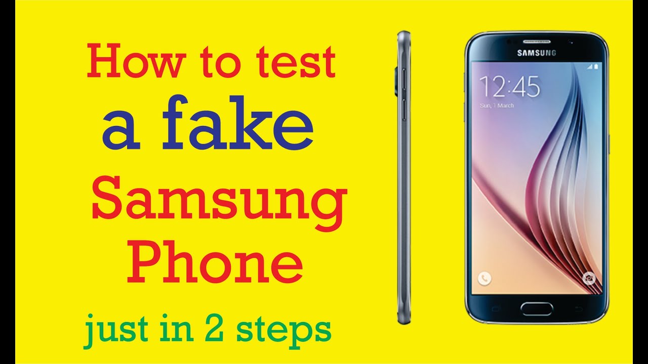 how to know a fake samsung galaxy phone | WTD - World Tricks Desk - YouTube