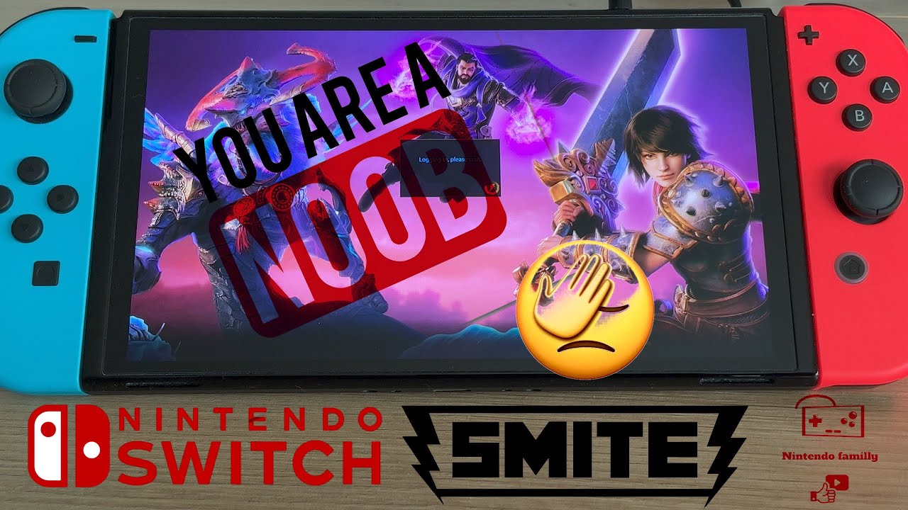Smite Moba Nintendo Switch Oled gameplay 4k - YouTube