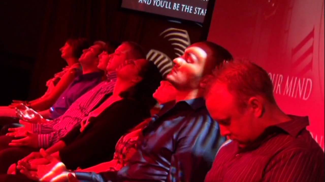 Stage Hypnosis Induction - YouTube