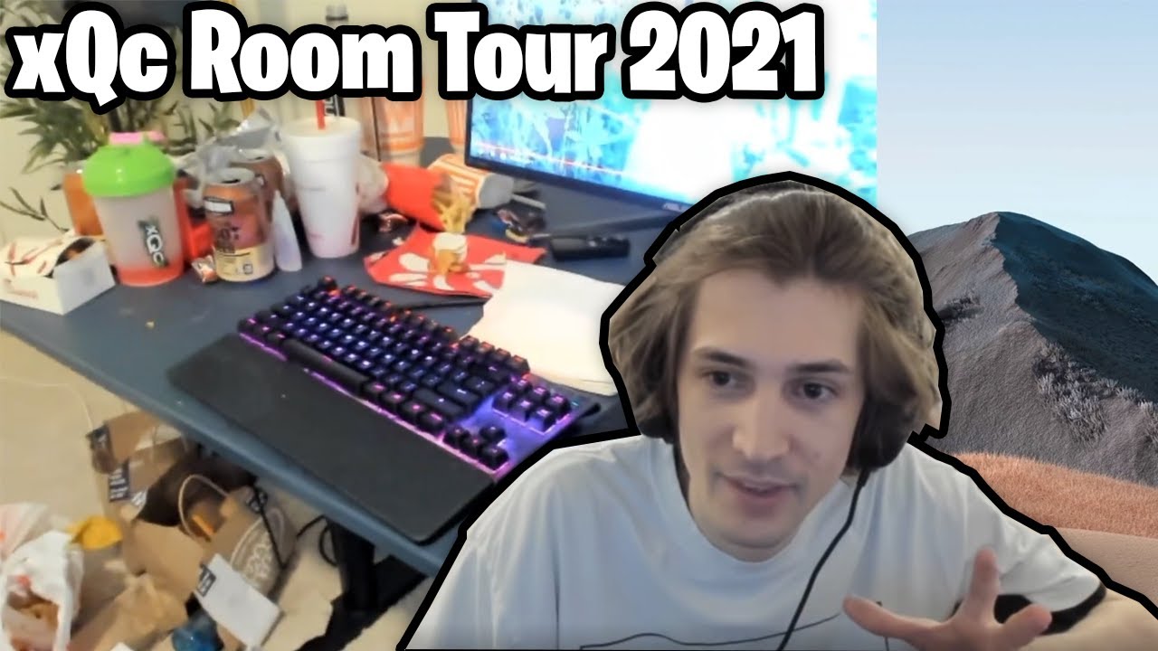 xQc Room Tour 2021 (xQc Streaming Setup) - YouTube