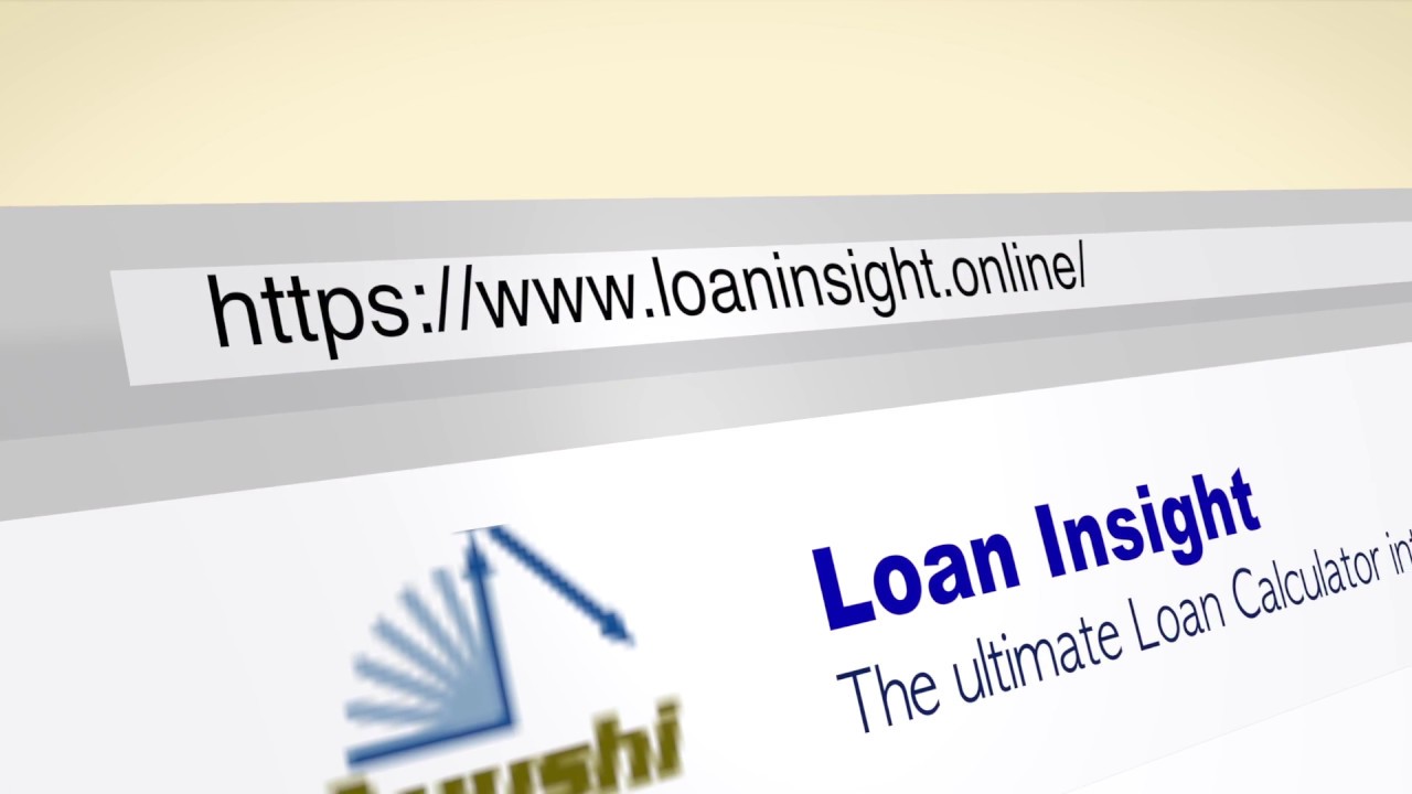 LoanInsight App2 | The Ultimate Loan Calculator Interface - YouTube