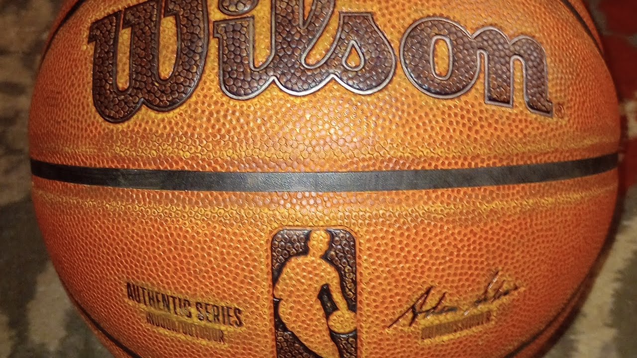 Wilson authentic series indoor outdoor NBA replica basketball - YouTube