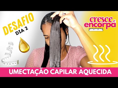 Desafio Cresce e encorpa Ep.2 Minha Rotina Capilar completa com umectação capilar aquecida 