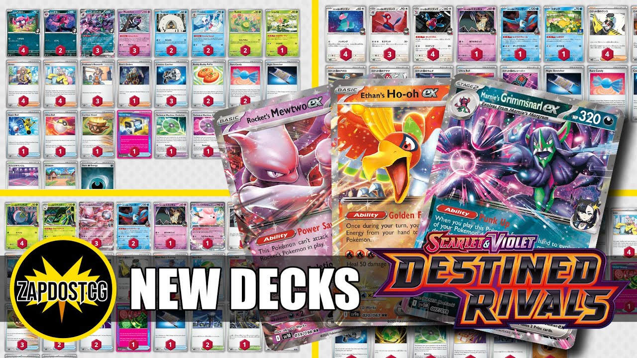 10 New Deck Archetypes From Destined Rivals With Decklists (Pokemon TCG ...