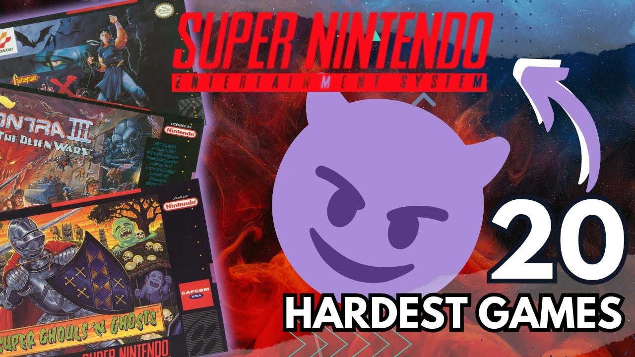 😭 20 SNES HARDEST games | Have you BEAT any of these 👿HELL's creations ...
