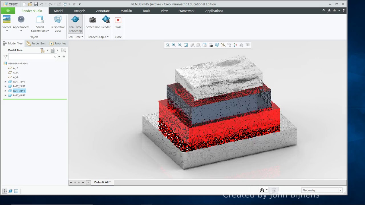 PTC Creo 6: Introduction to rendering - YouTube
