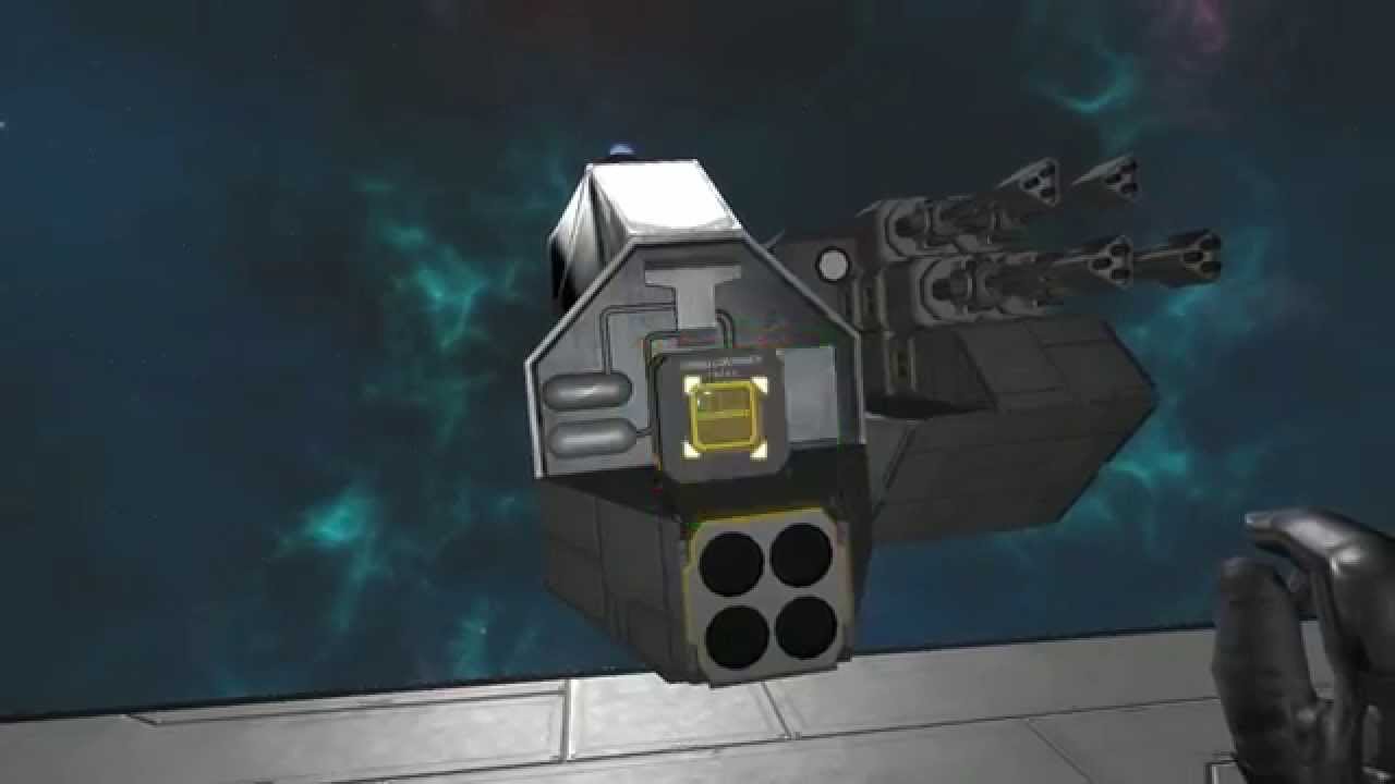 Space Engineers - Interceptor Mk. I Basic Fighter design - YouTube