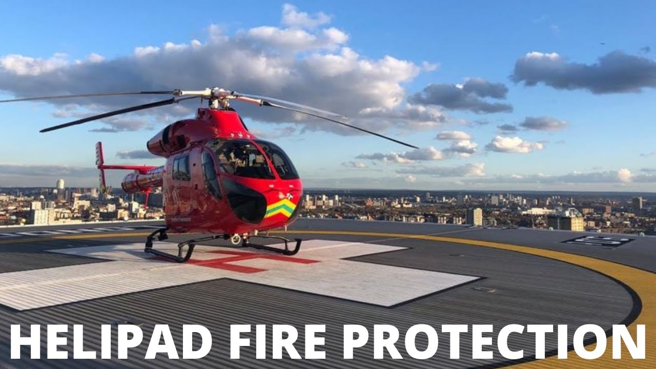 Helipad Fire Protection - YouTube