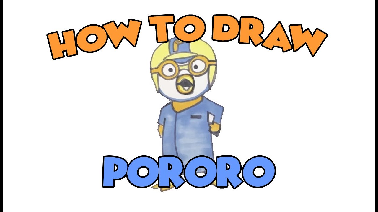 How to Draw PORORO | For kids | Easy - YouTube