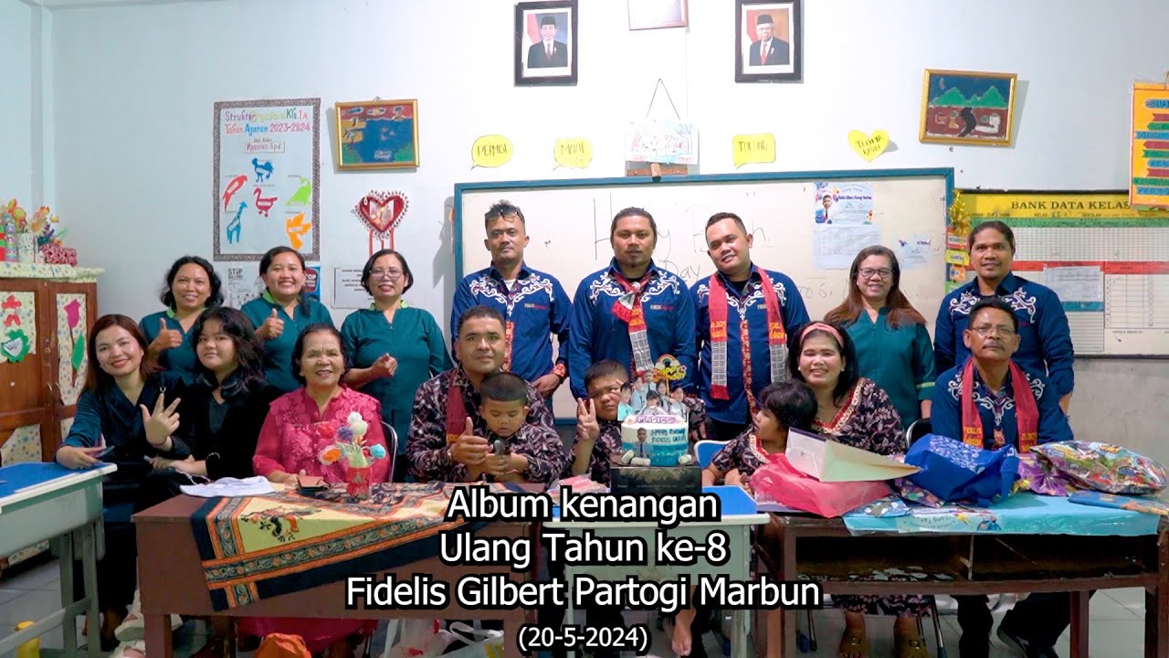 Album Kenangan Ulang Tahun Ke 8 Fidelis Gilbert Partogi Marbun - YouTube