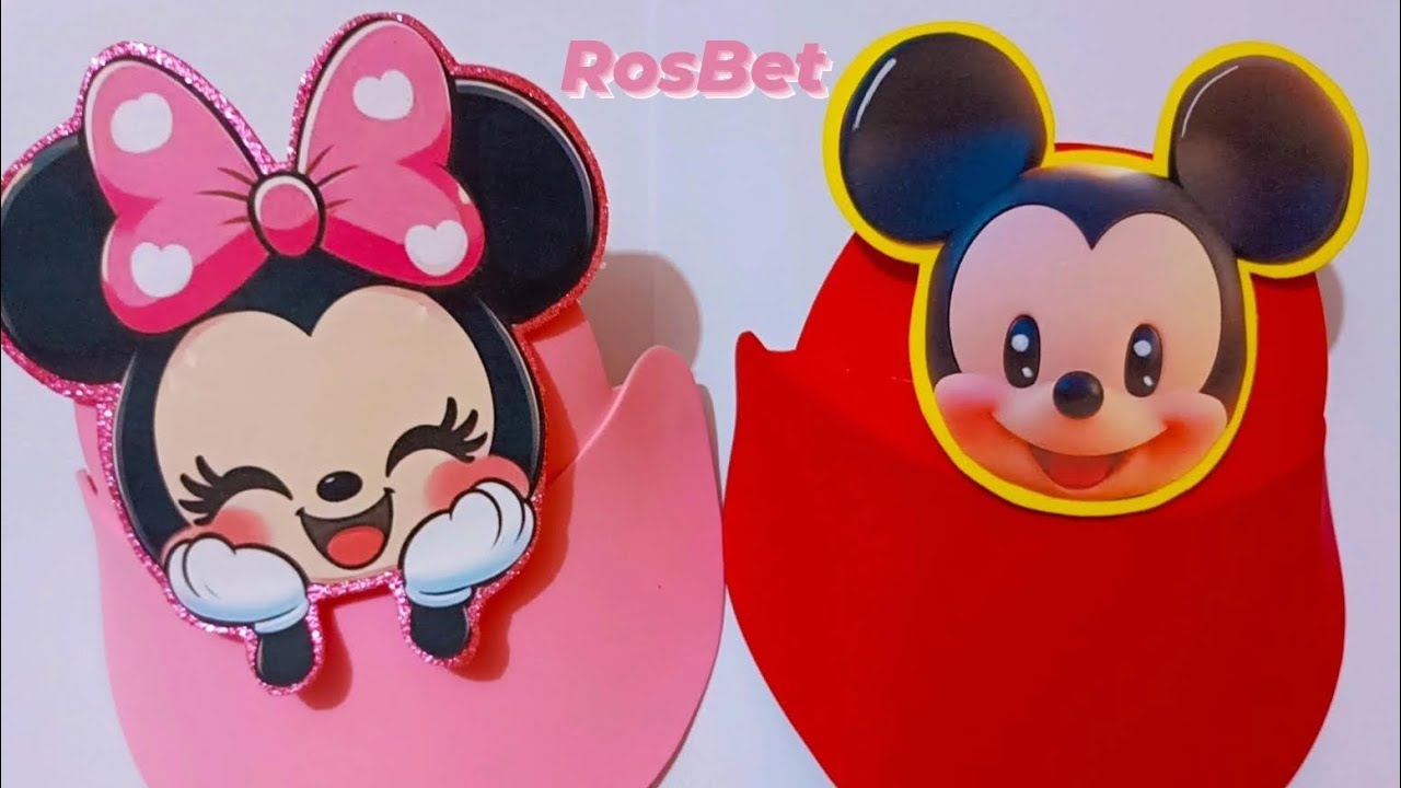 Visera Mickey y Minnie Mouse - YouTube