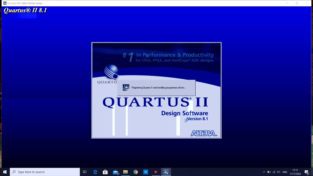 How to Install Quartus II 8.1 Web Edition - YouTube