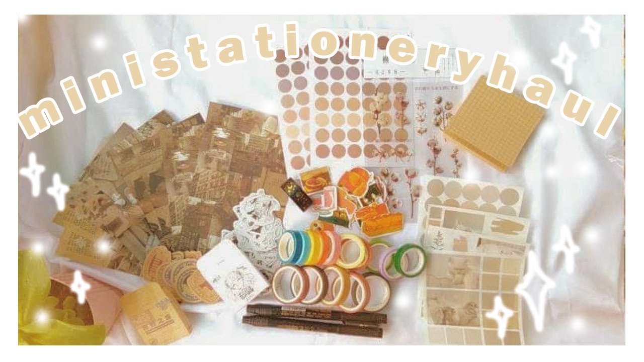 -ˏˋ Mini stationery haul! | Shoppee Philippines ˊˎ - YouTube