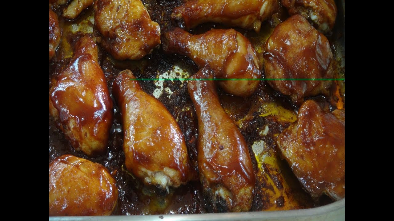 How to Make Coffee Rubbed BBQ Oven Chicken - YouTube