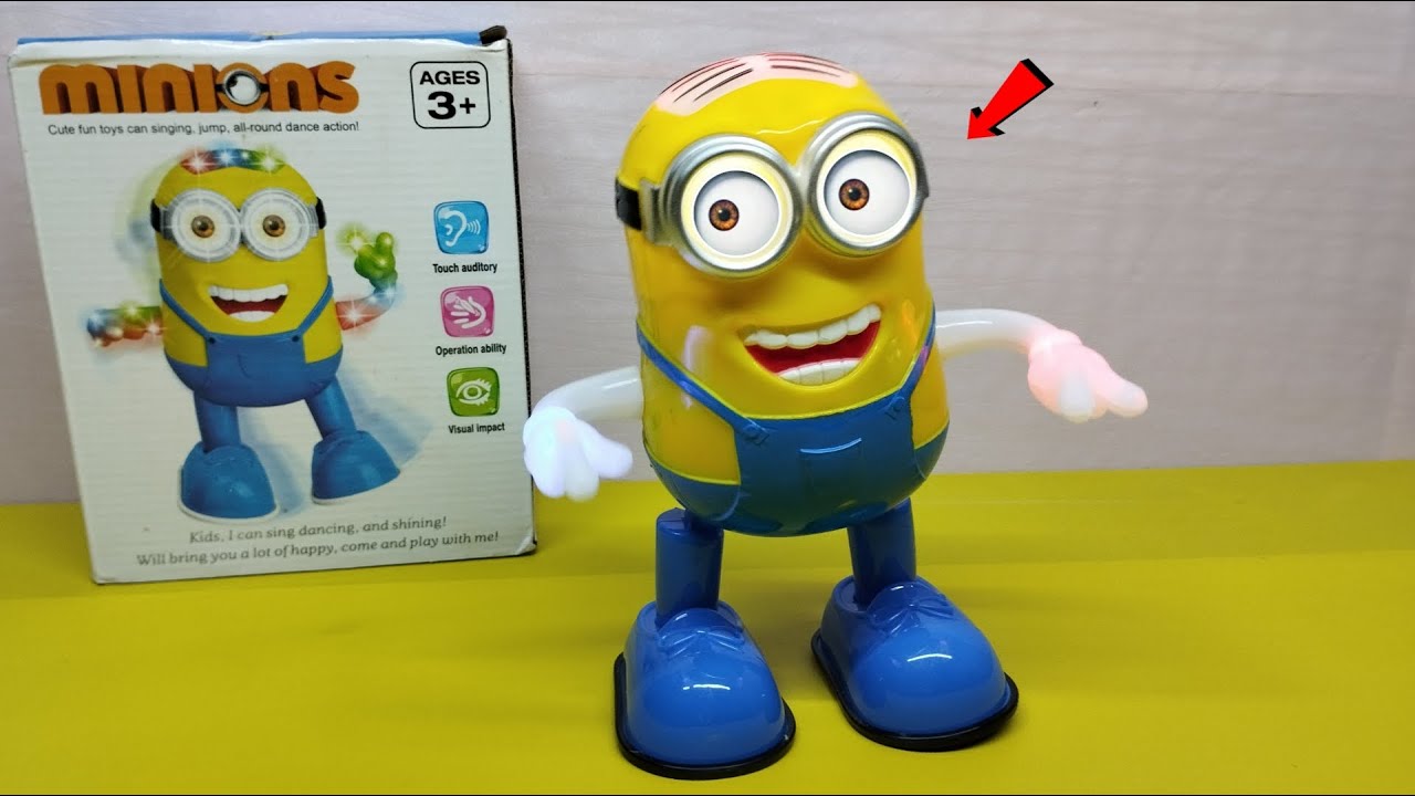 Dancing Minion TOY - with 3D Lights Music and very impressive movement ...