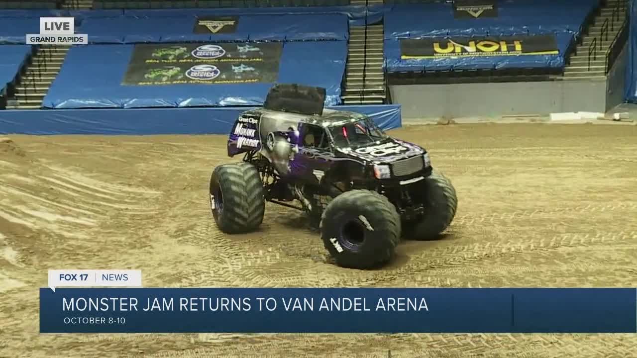 Monster Jam returns to Grand Rapid's Van Andel Arena - YouTube