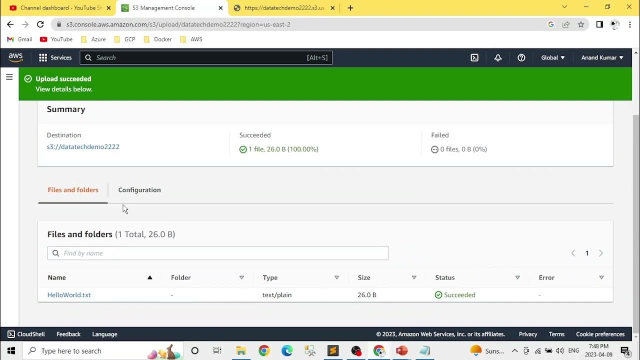 Aws S3 Tutorial Part 4 Amazon S3 Versioning And Replication Youtube