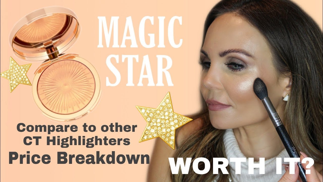 CHARLOTTE TILBURY MAGIC STAR HIGHLIGHTER REVIEW - YouTube