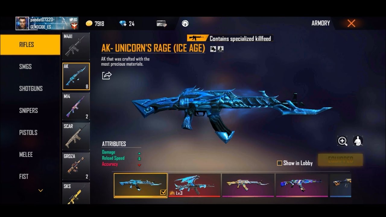 Adam AK-47 Collection be like♥️ - YouTube