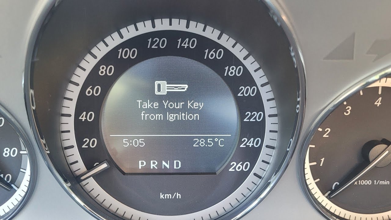 Mercedes Benz: "Take Your Key From Ignition" Quick Diagnosis - YouTube