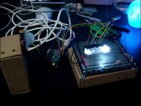 Arduino: Simple dancing LED display activated by PIR sensor - YouTube