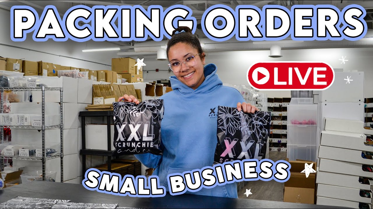 LIVE 🔴 Pack Orders With Taetum 📦 Small Business 💕 ASMR Packaging 02 ...