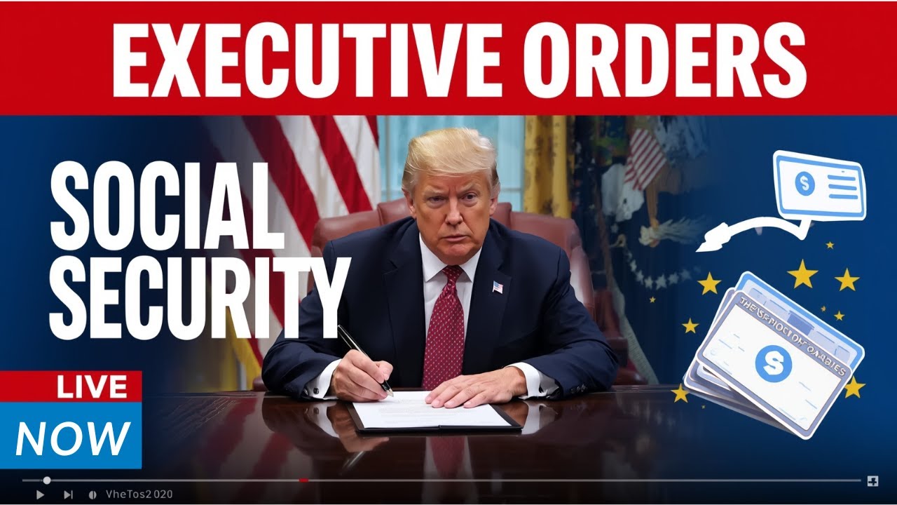 President Trump Signs Executive Order Boosting Social Security Payments ...