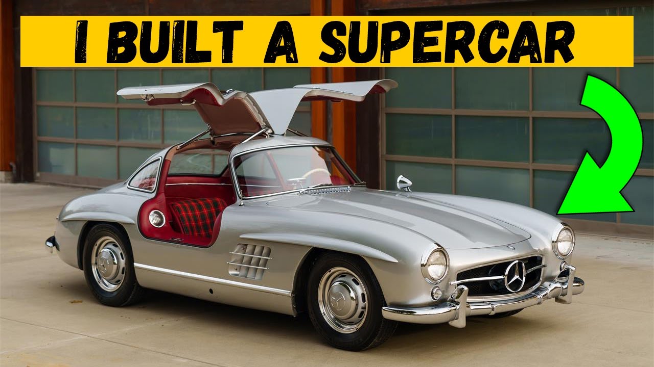 🔥🛠️ DIY Mercedes 300SL Gullwing Replica | Kit Car | Fiberglass Car Body ...