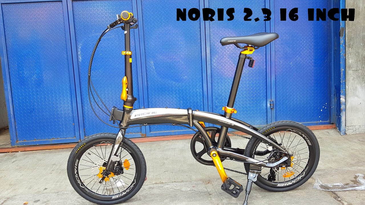 Sepeda Lipat Pacific Noris 2.3 16 inch | Folding Bike Tutorial 4 kids ...
