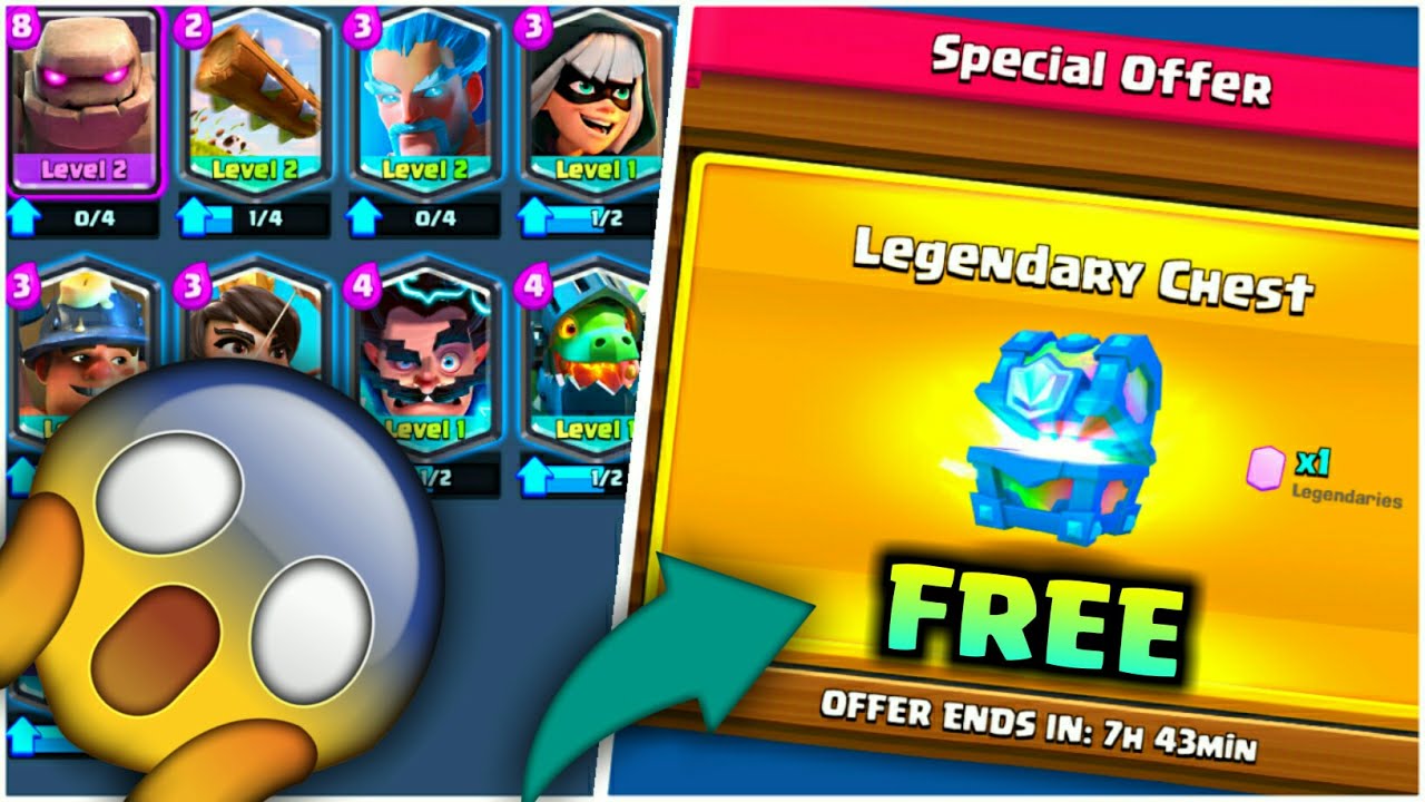 QUICKEST METHOD TO GET GUARANTEED LEGENDARY CARDS ON CLASH ROYALE ...