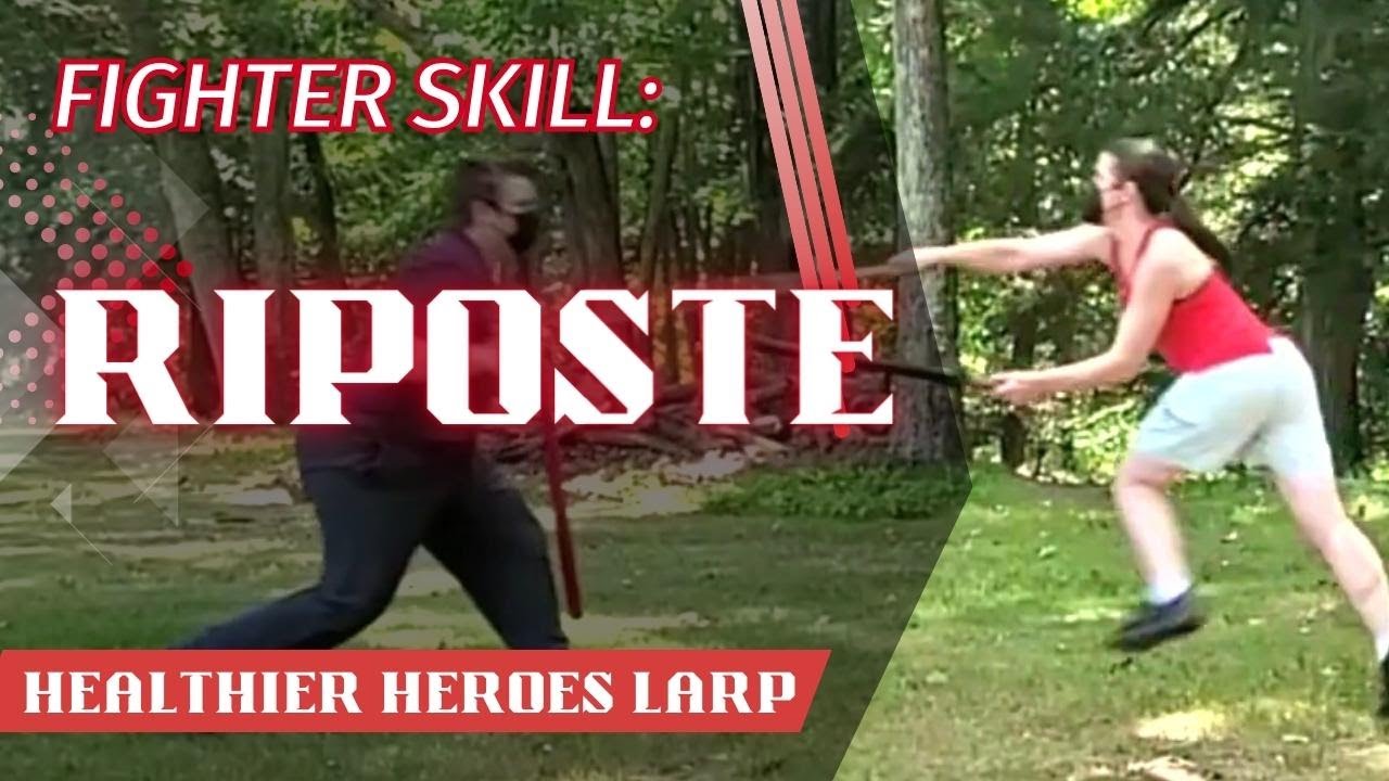LARP Training: Riposte Reaction Spars - YouTube