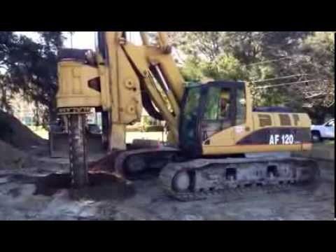 Large Diameter Auger Demonstration - YouTube