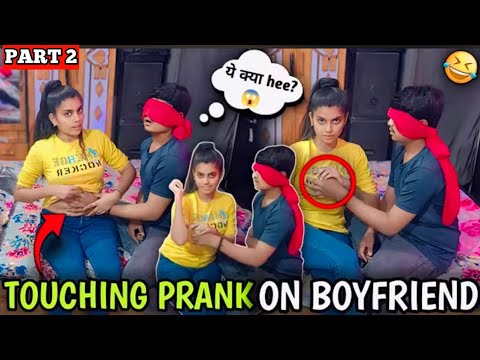 TOUCHING  PRANK ON CUTE GIRLFRIEND 😅 // ये क्या चीज है..// Extra Hand Teaching Prank 😱 ( PART - 2 )