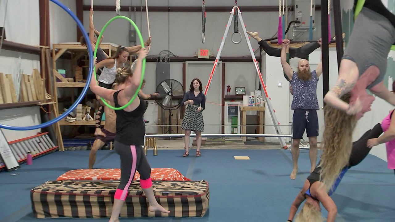 Circus gym - YouTube